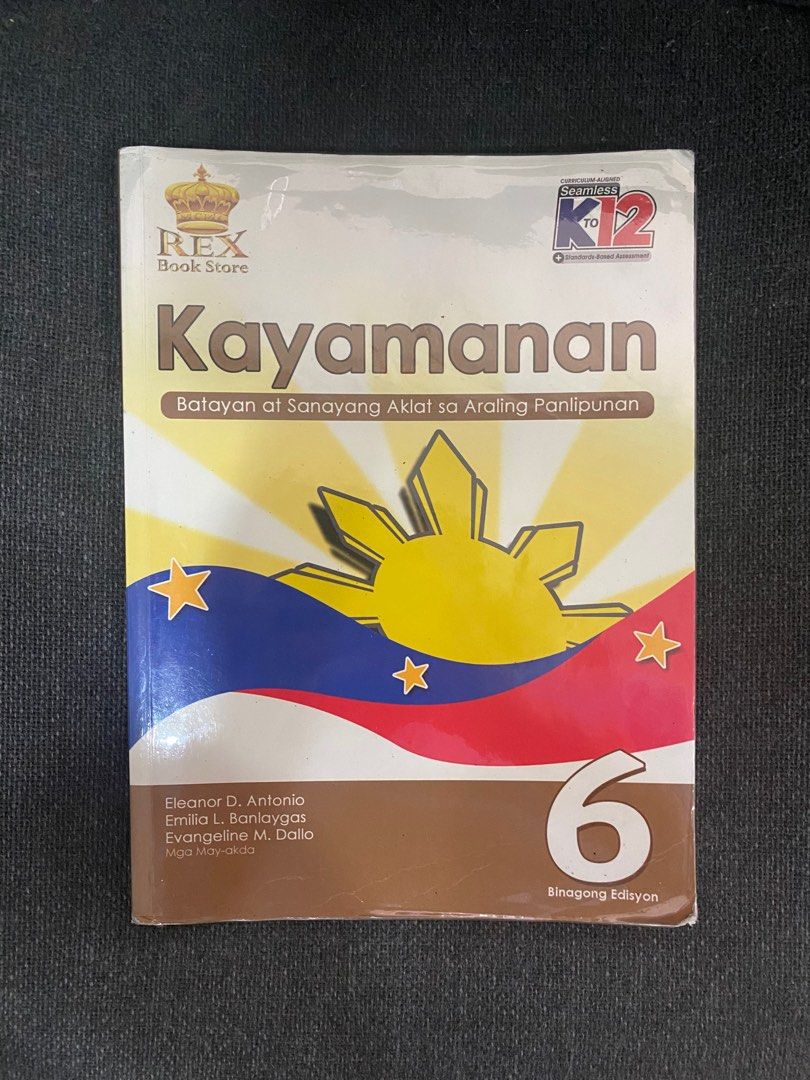 Kayamanan Batayan at Sanayang Aklat sa Araling Panlipunan Grade 6 ...