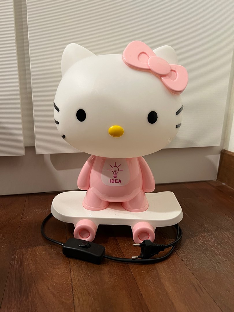 Hello kitty lamp, Furniture & Home Living, Lighting & Fans, Lighting on ...