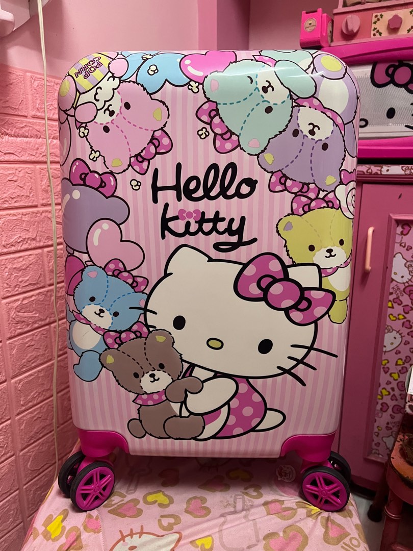 Hello Kitty Luggage, Hobbies & Toys, Travel, Luggage on Carousell