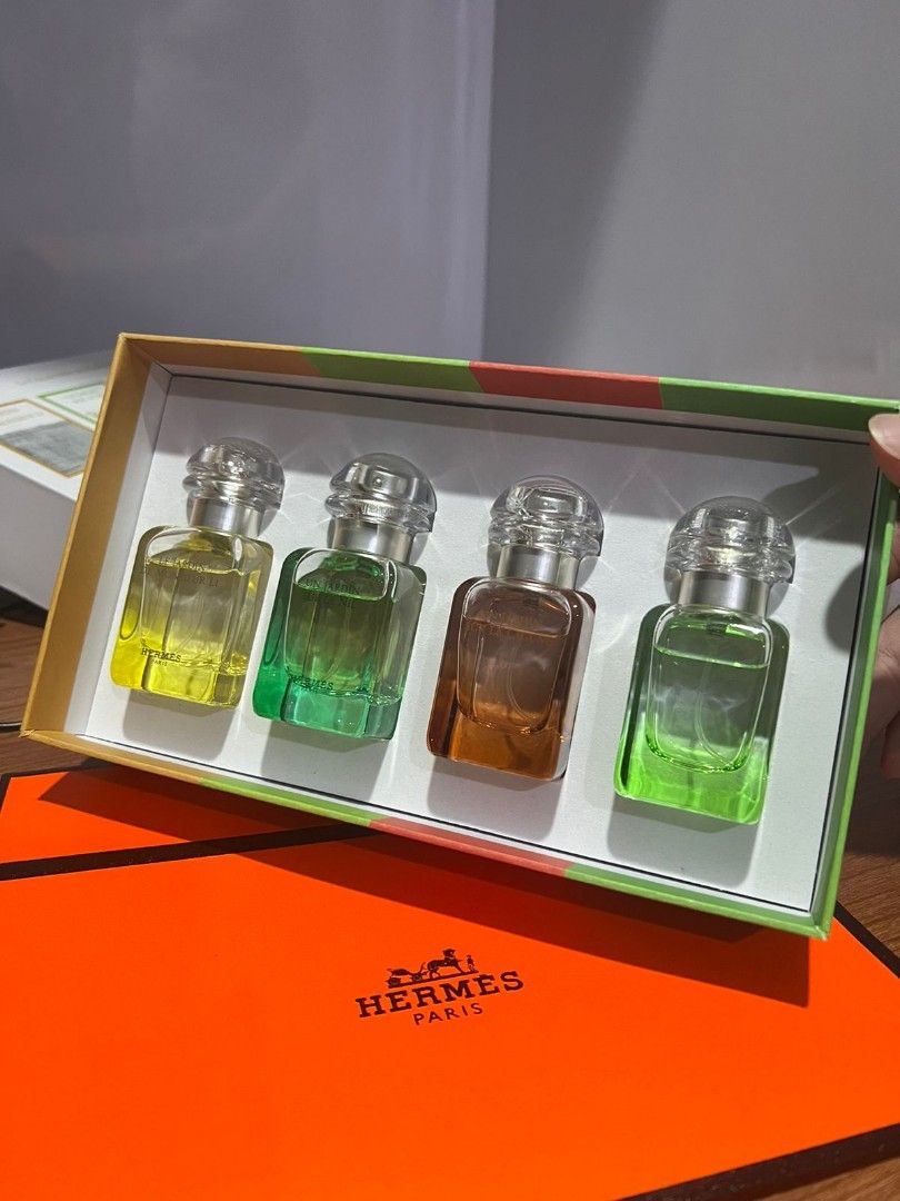 Hermes La Collection Des Parfums Jardins Mini Perfume Set Original, Kesehatan & Kecantikan ...