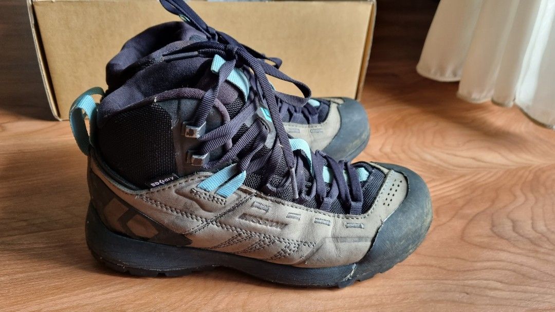 Hiking Boots Black Diamond Mission Leather Mid WP Approach Shoes ...