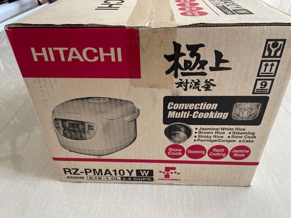 Hitachi rice cooker RZ-PMA10Y, TV & Home Appliances, Kitchen Appliances ...