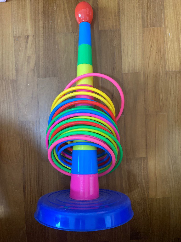 Hoop game throw ring toss set, Babies & Kids, Infant Playtime on Carousell
