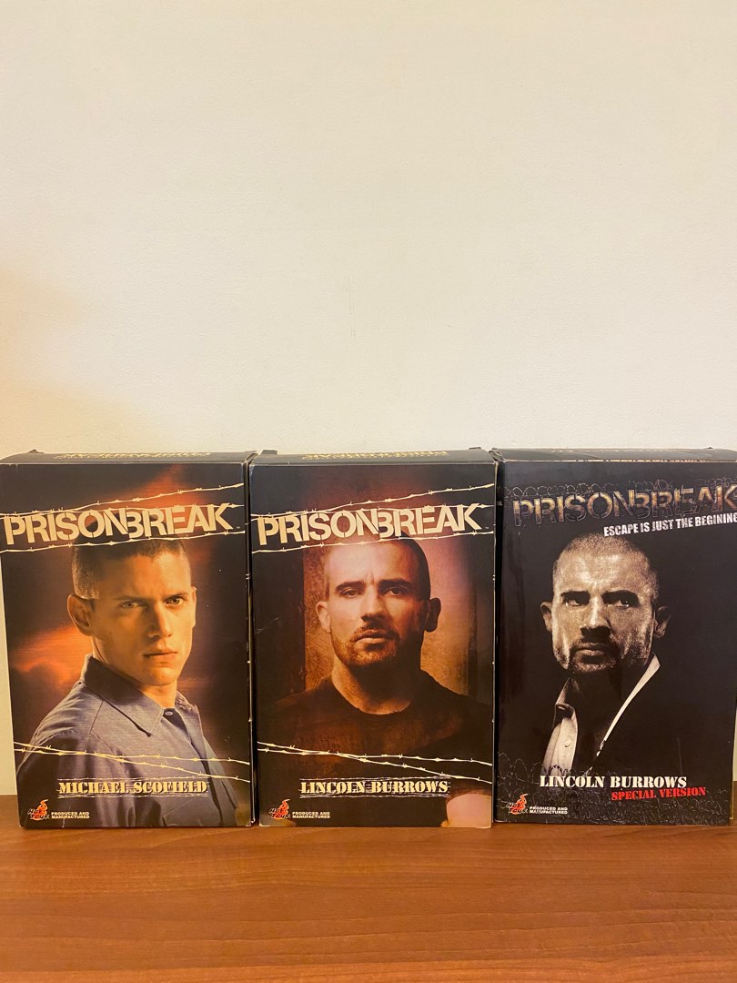 Hot Toys Prison Break Set of 3, Hobbies & Toys, Toys & Games on Carousell