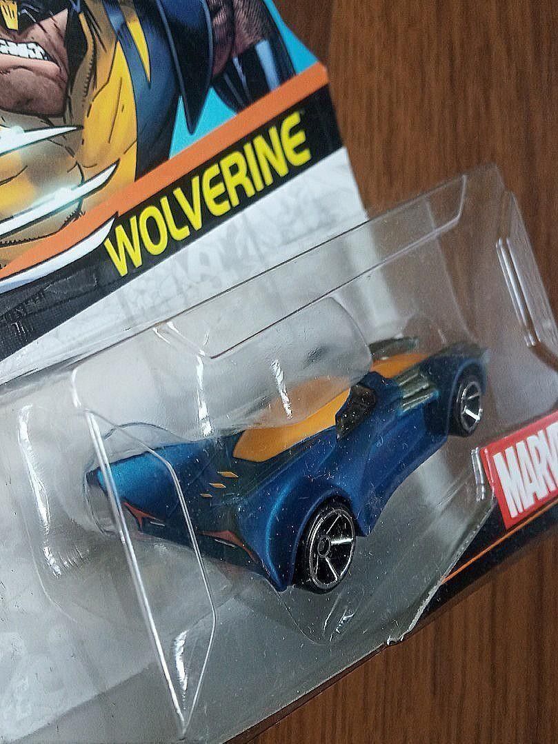 Hot Wheels 2014 Marvel Character Cars 7 Wolverine - Blue & Yellow ...