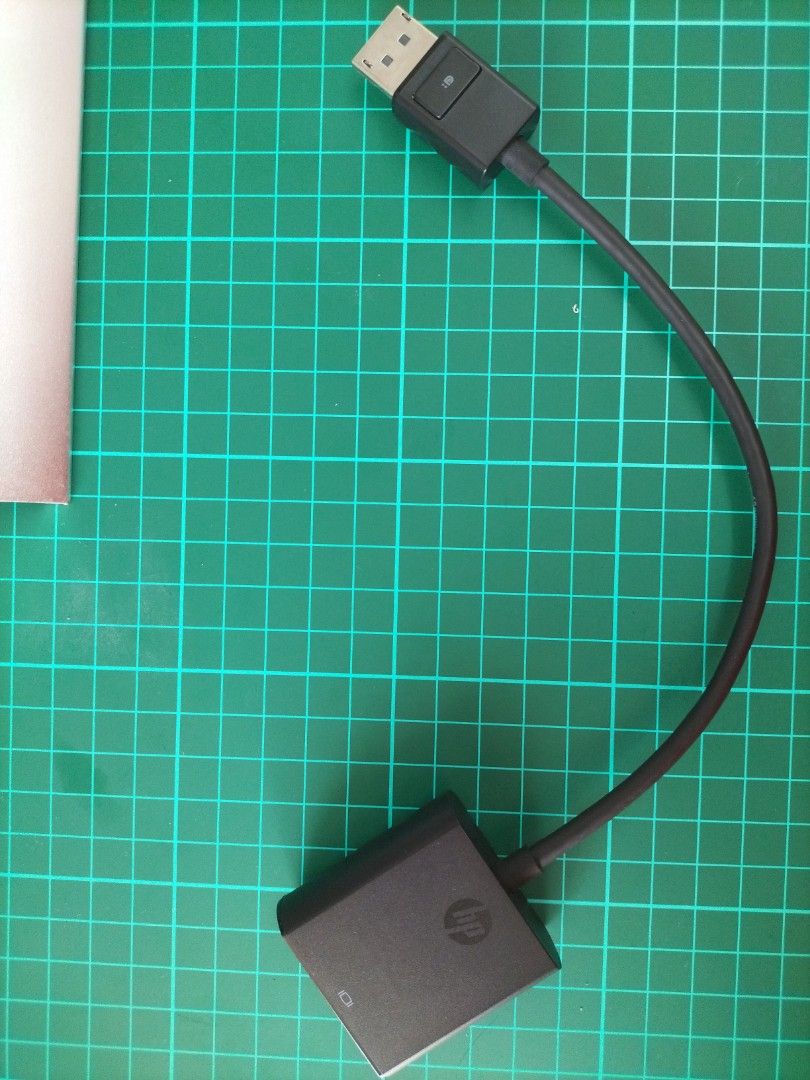 Original HP DisplayPort (DP) to DVI SL Adapter cable for Display ...