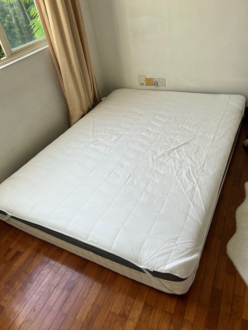 IKEA Fillan Queen mattress, Furniture & Home Living, Furniture, Bed Frames & Mattresses on Carousell
