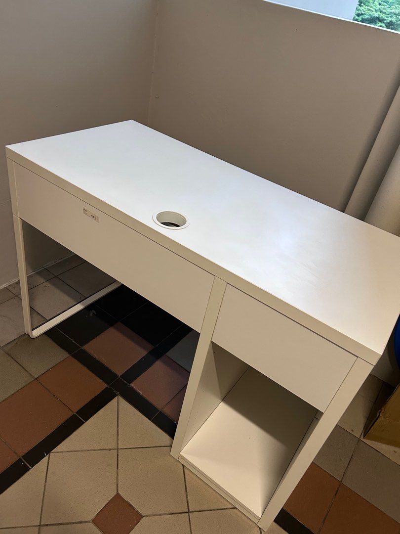Ikea Micke Work table, Furniture & Home Living, Furniture, Tables ...