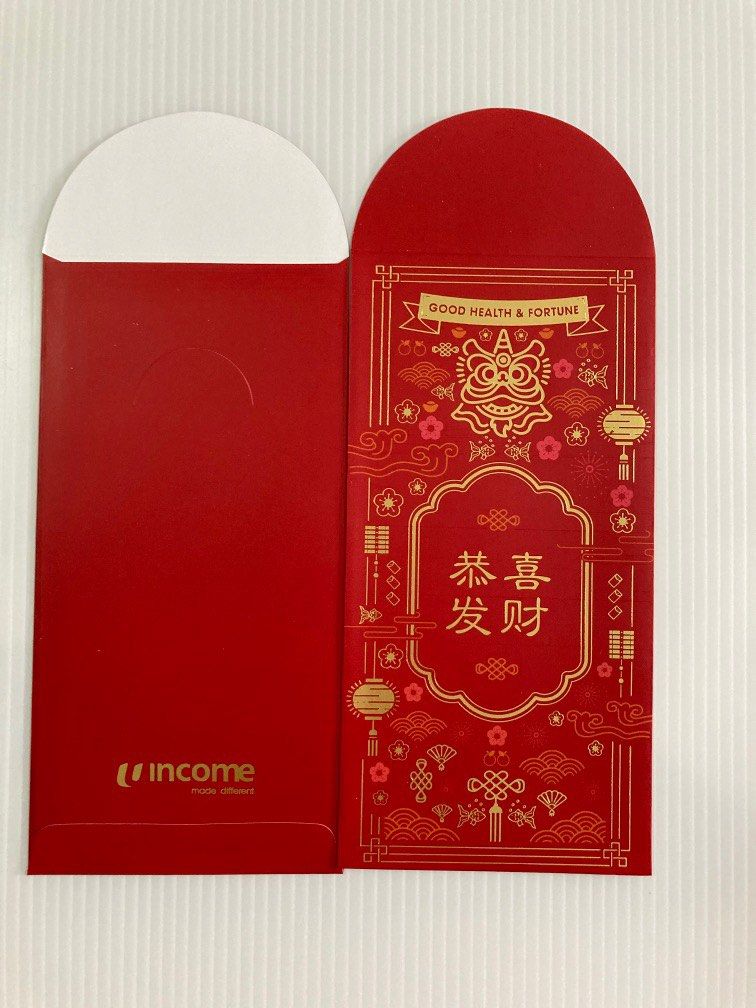 Income Ang Pow / Red Packet - 1 pack 8 pcs, Hobbies & Toys, Stationery ...