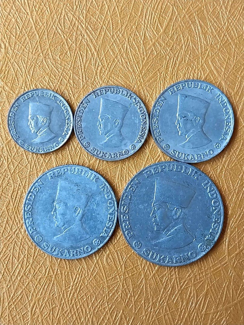 INDONESIA RARE 1962 RIAU ARCHIPELAGO AND IRIAN JAYA BARAT PRESIDENT SUKARNO COIN SET., Hobbies ...