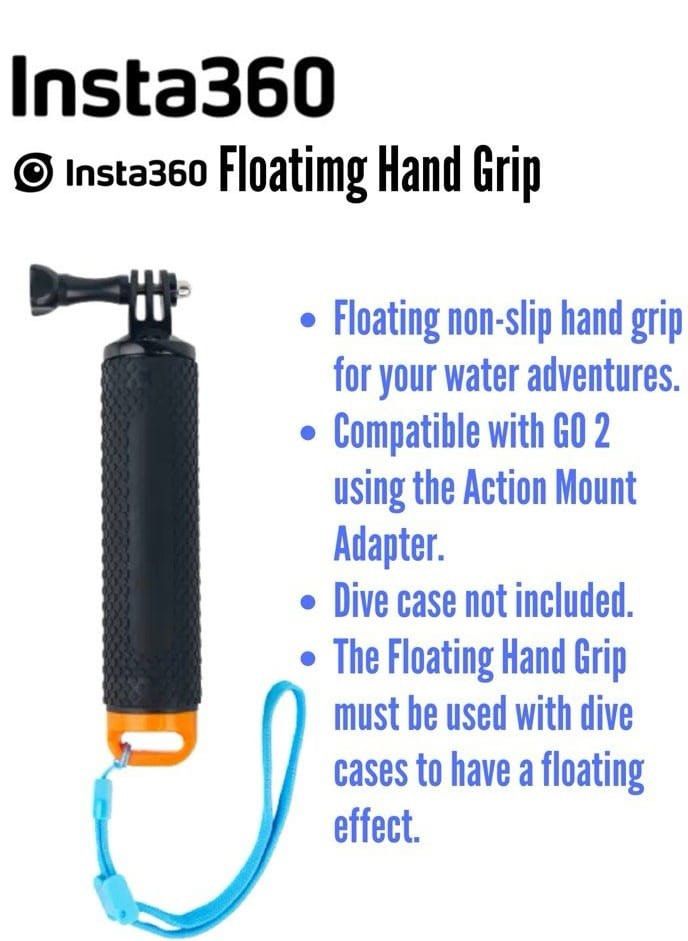 Insta360 floating hand grip, Photography, Photography Accessories, Tripods & Monopods on Carousell