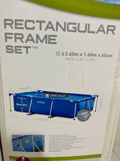 Intex Rectangular Frame Set Pool, Sports Equipment, Sports & Games ...