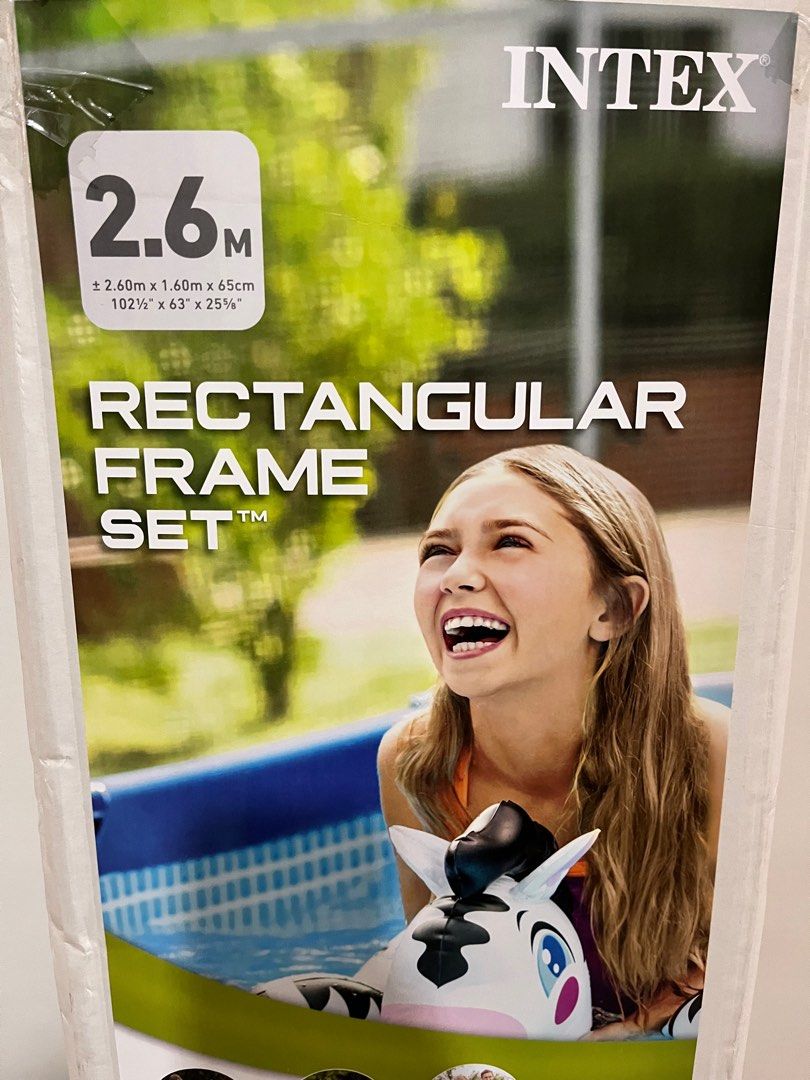Intex Rectangular Frame Set Pool, Sports Equipment, Sports & Games ...