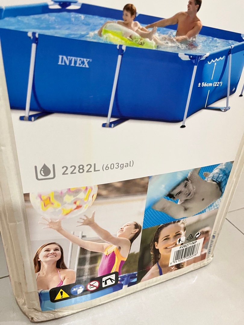 Intex Rectangular Frame Set Pool, Sports Equipment, Sports & Games ...