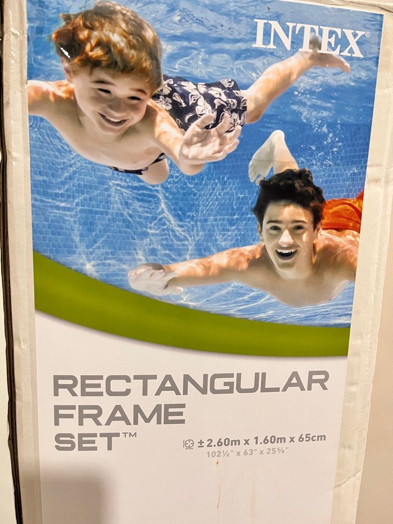 Intex Rectangular Frame Set Pool, Sports Equipment, Sports & Games ...