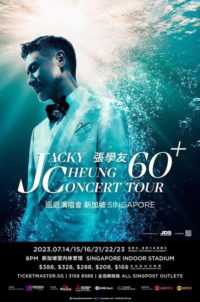 Jacky Cheung 60+ Concert Tour x2, Tickets & Vouchers, Event Tickets on ...