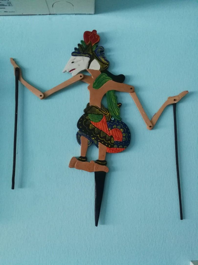 Javanese Wayang Kulit (Wooden Puppets) (Male and Female - Pair ...