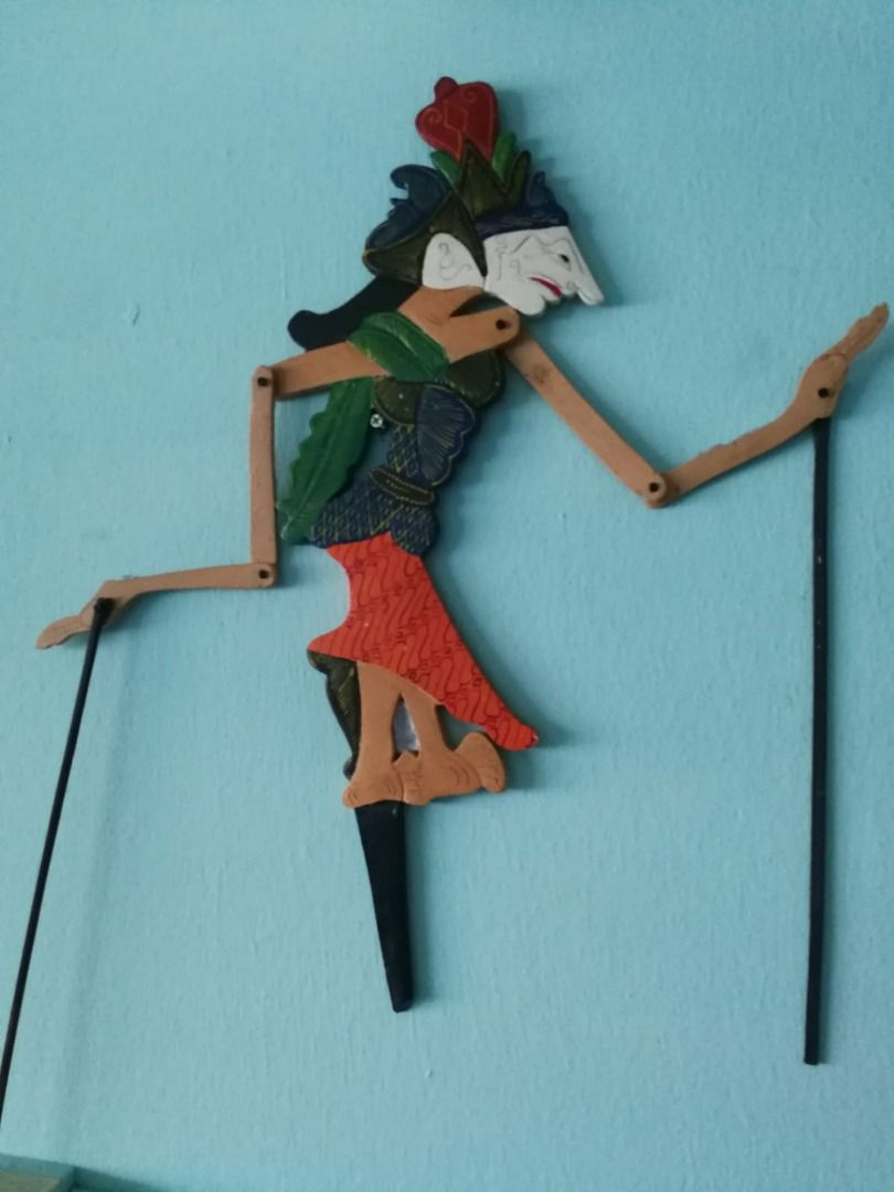 Javanese Wayang Kulit (Wooden Puppets) (Male and Female - Pair ...