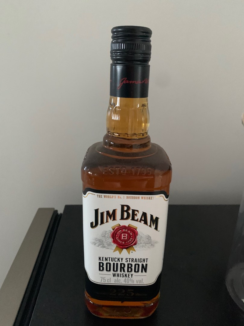 Jim Bean 75cl, Food & Drinks, Alcoholic Beverages on Carousell