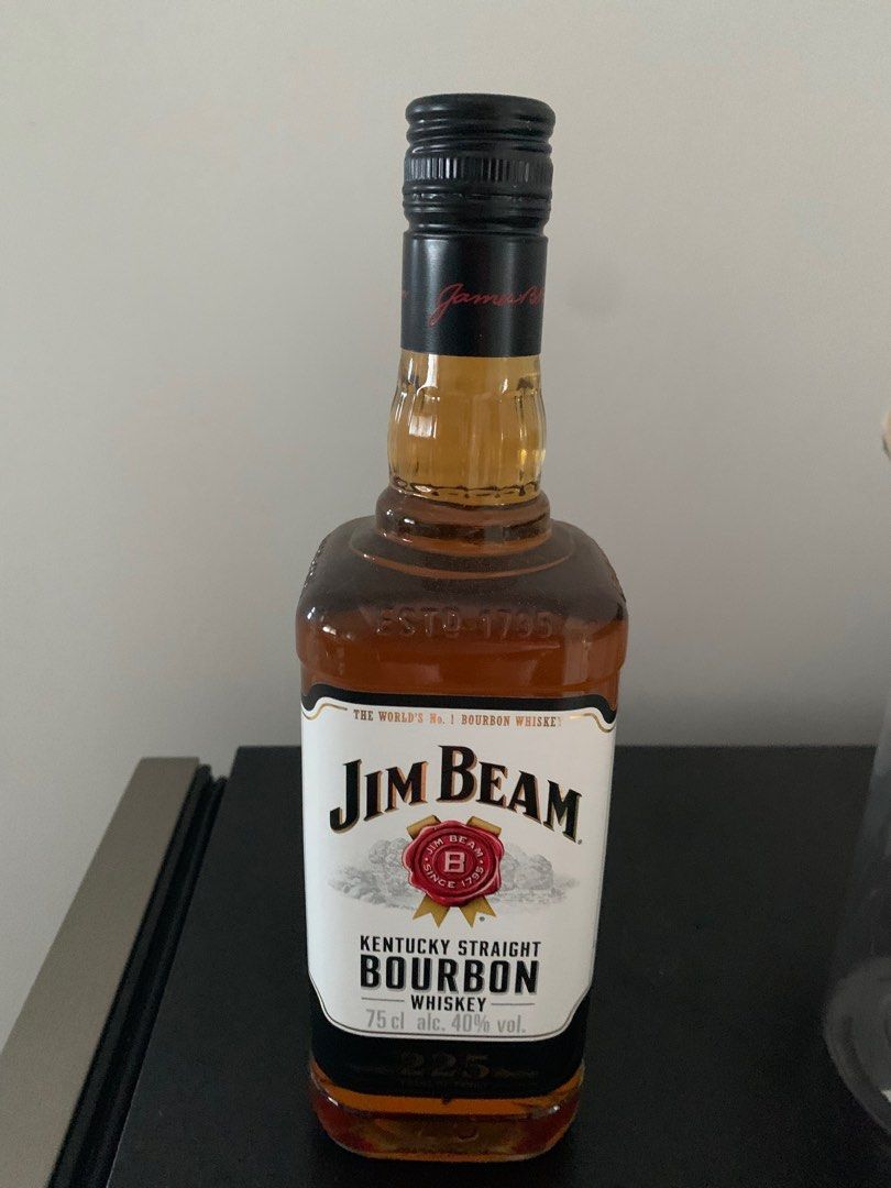 Jim Bean 75cl, Food & Drinks, Alcoholic Beverages on Carousell