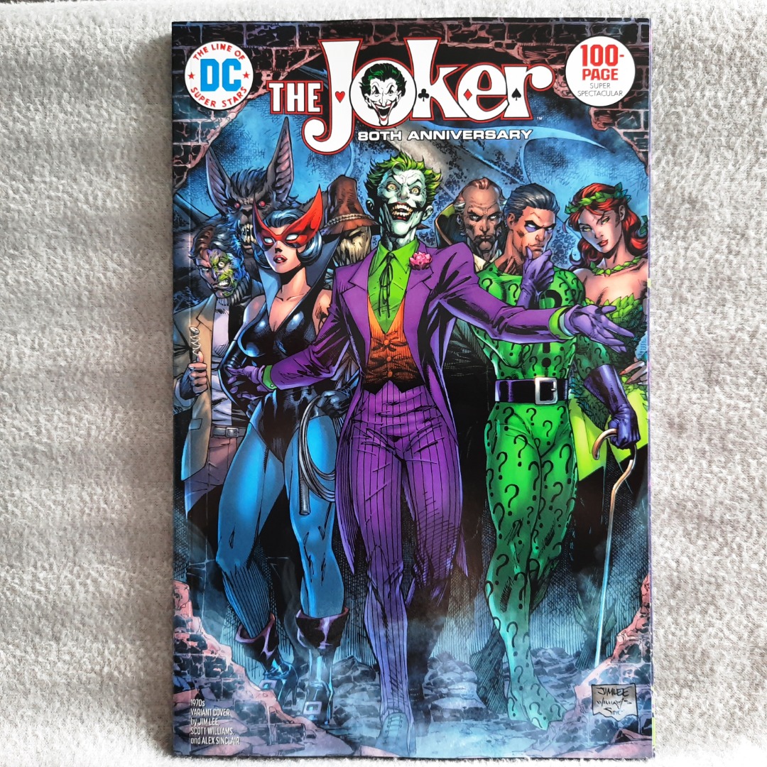 Joker 80th Anniversary #1 JIM LEE Variant (One-Shot) DC Comics (Scott ...
