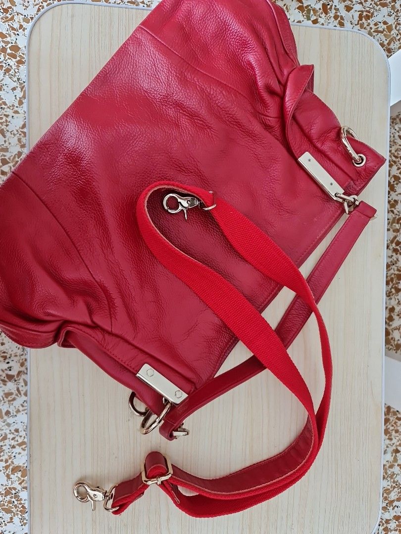 Jon Louis Full Leather Bag, Women's Fashion, Bags & Wallets, Shoulder ...