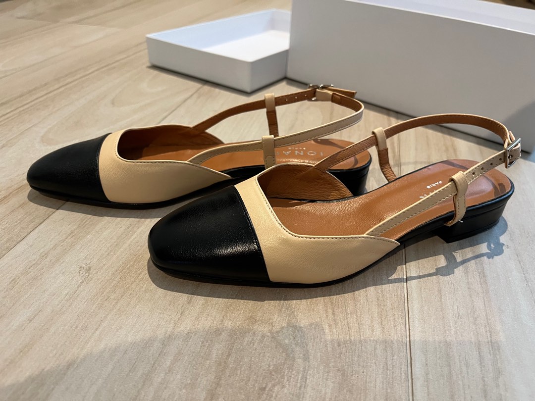 Jonak open back ballet flats, Luxury, Sneakers & Footwear on Carousell