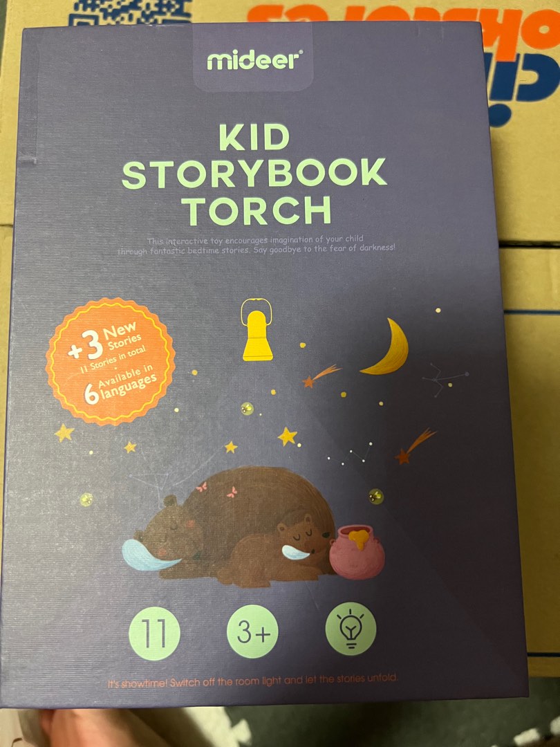 Kids storybook torch, Hobbies & Toys, Toys & Games on Carousell
