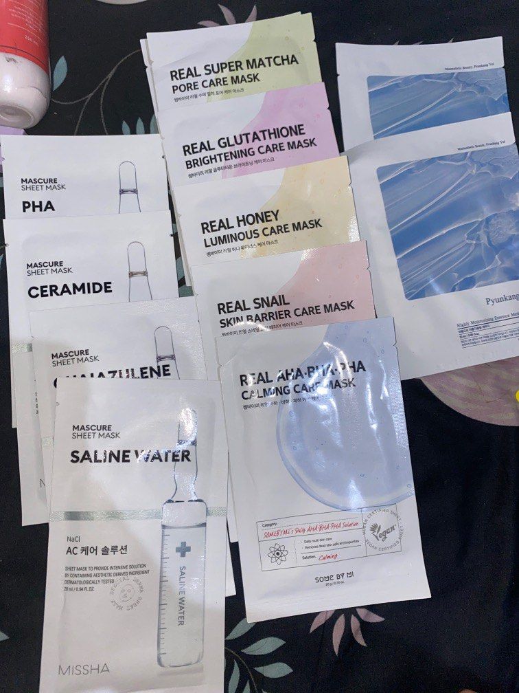 Korean Sheet Mask, Kesehatan & Kecantikan, Kulit, Sabun & Tubuh di ...