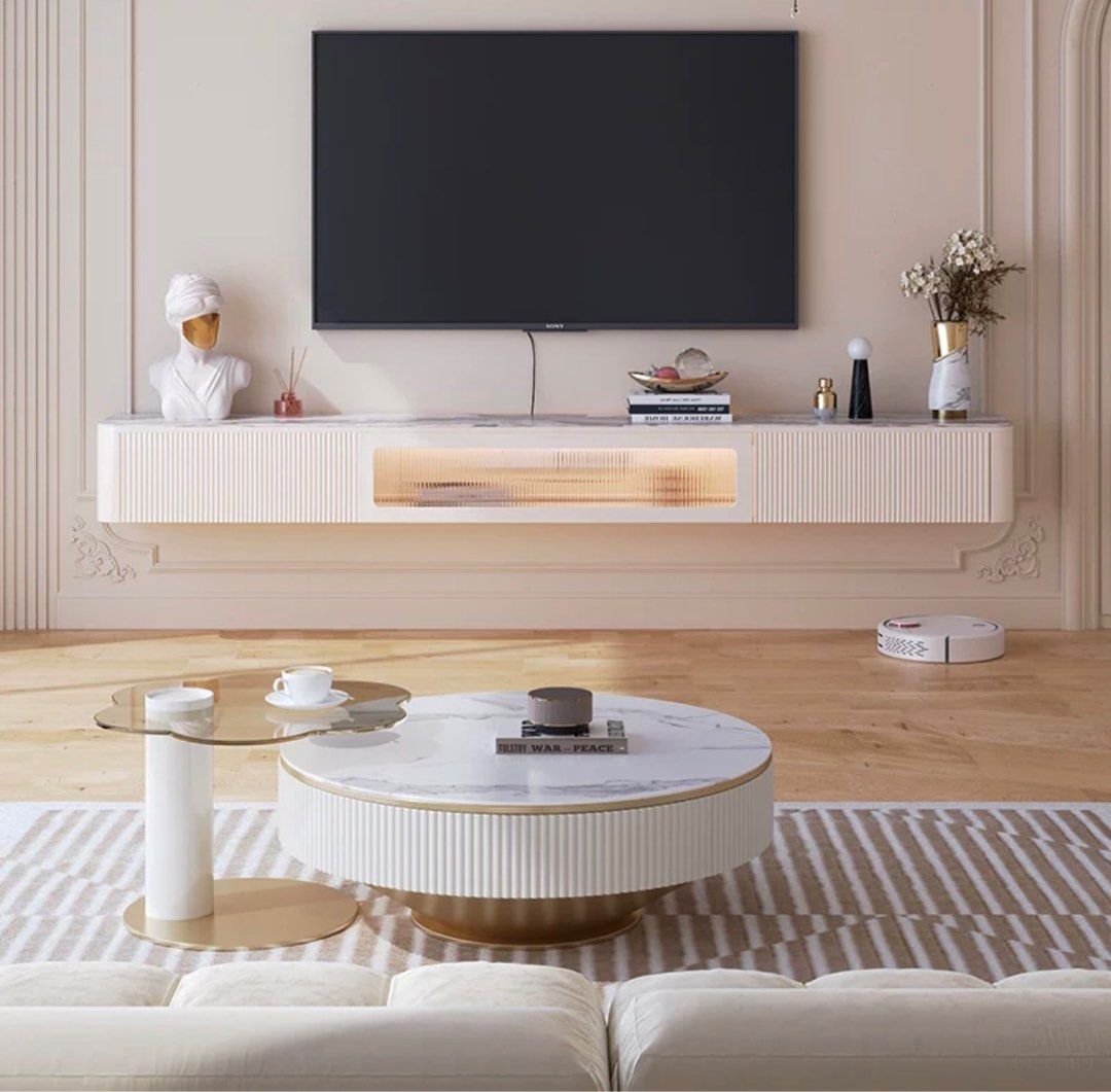 KOTRA Modern TV Console With LED, Furniture & Home Living, Furniture, TV Consoles (Ready-Made ...