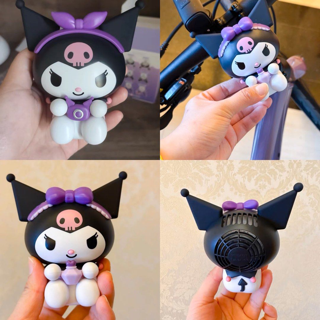 KUROMI ELECTRIC PORTABLE FAN / FULL SET / SINGLE BLIND BOX / ABLE TO ...