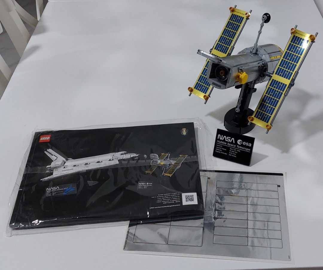 Lego 10283 NASA Space Shuttle Discovery + Hubble Space Telescope ...
