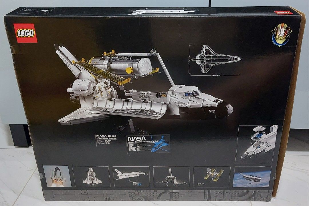 Lego 10283 NASA Space Shuttle Discovery + Hubble Space Telescope ...