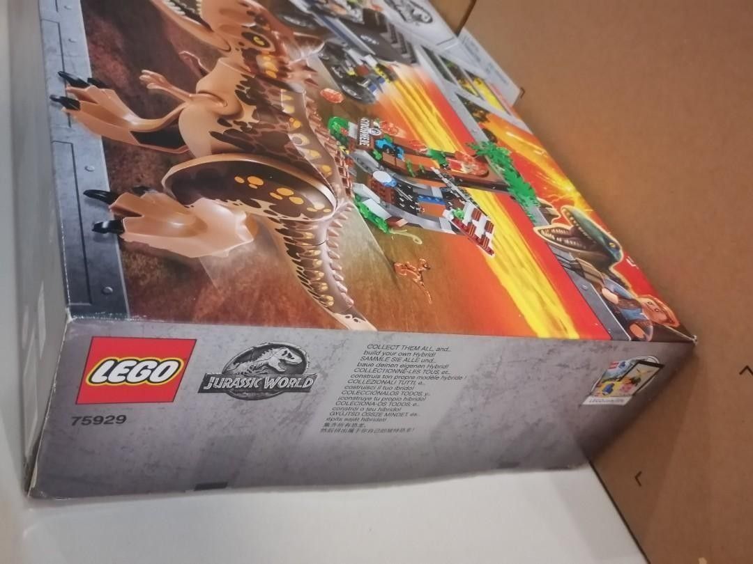 Lego 2018 Jurassic World : Falling Kingdom 75929 Carnotaurus Gyrosphere ...