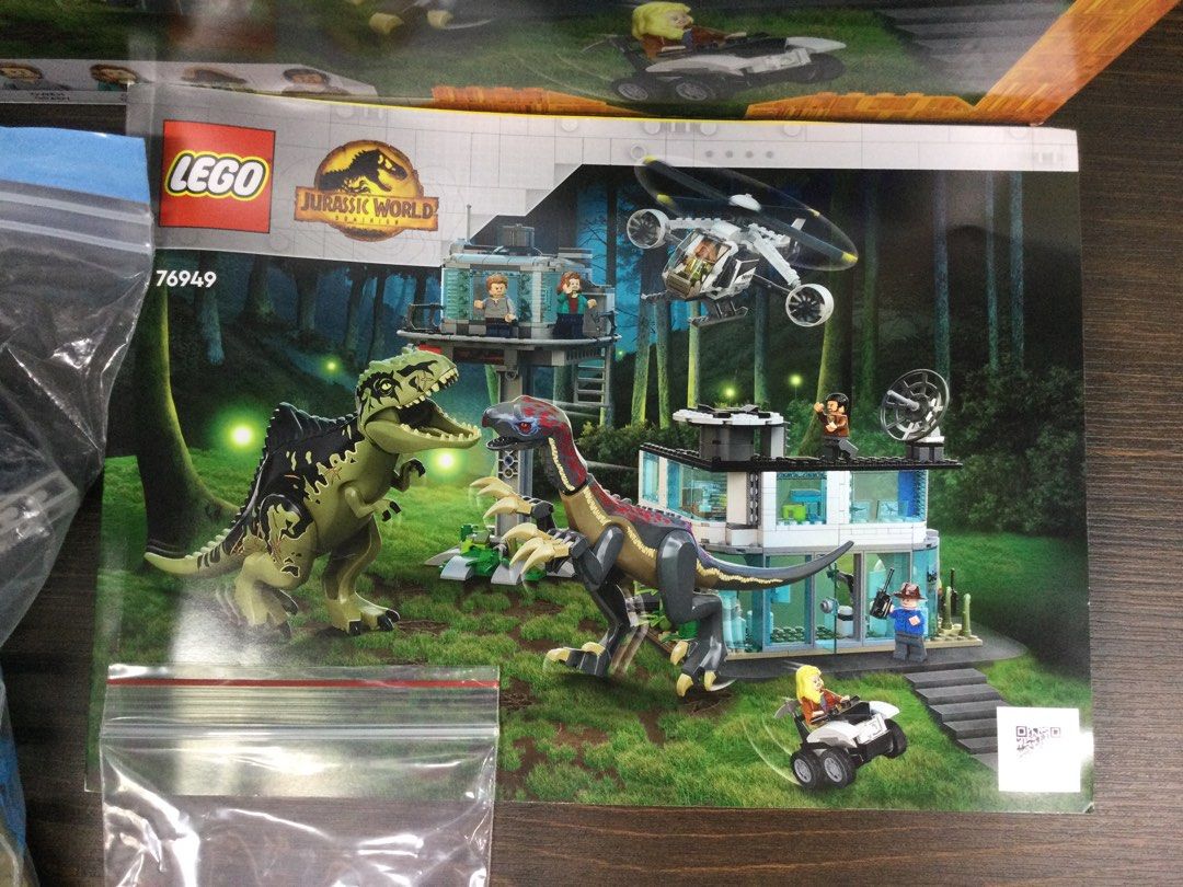 Lego Jurassic World Lab And Tower Set Hobbies Toys Toys Games On Carousell