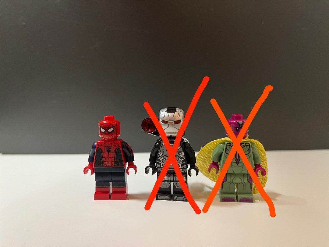 Lego spider-man, War Machine, Vision, 興趣及遊戲, 玩具 & 遊戲類 - Carousell