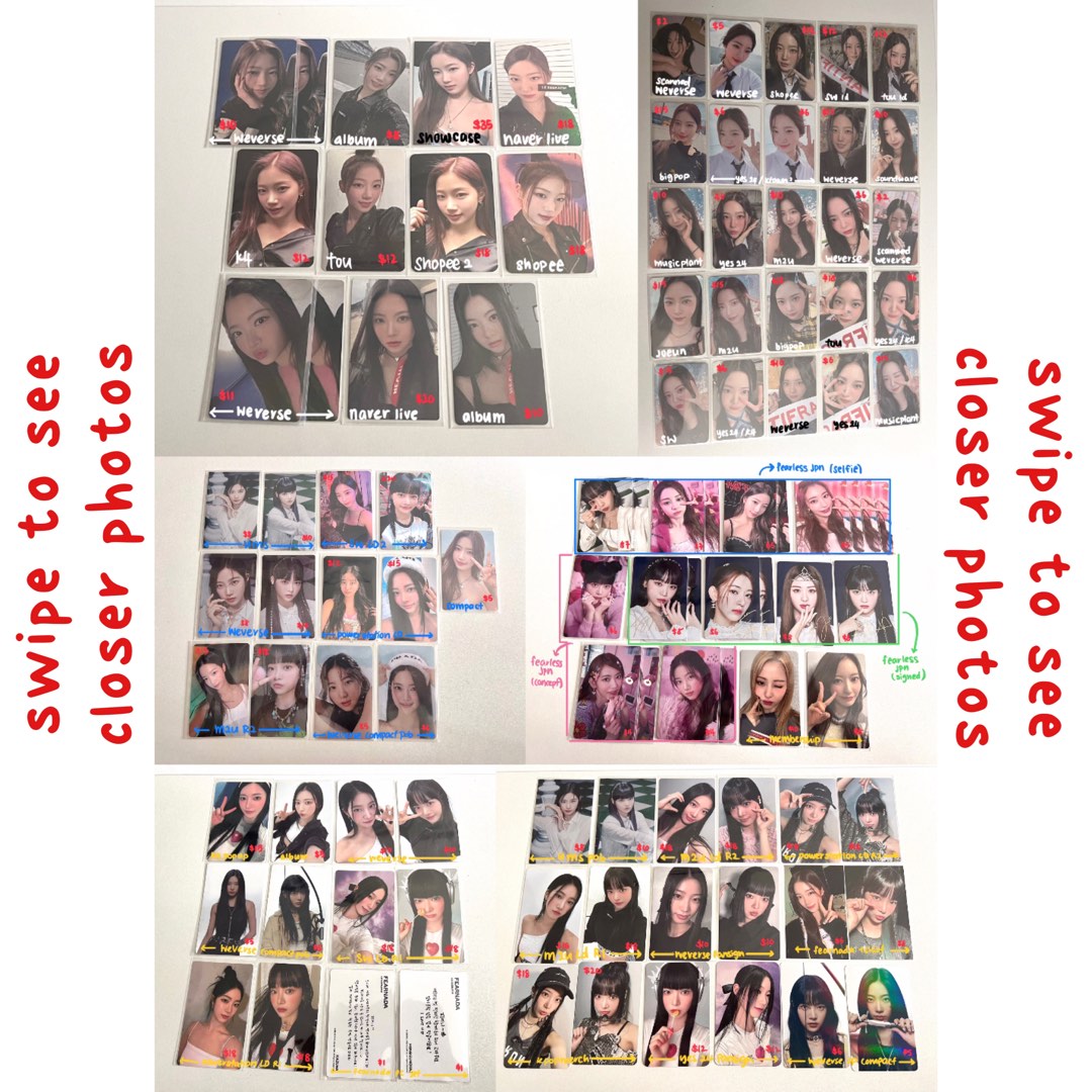 lesserafim / lsfm photocards, Hobbies & Toys, Memorabilia ...