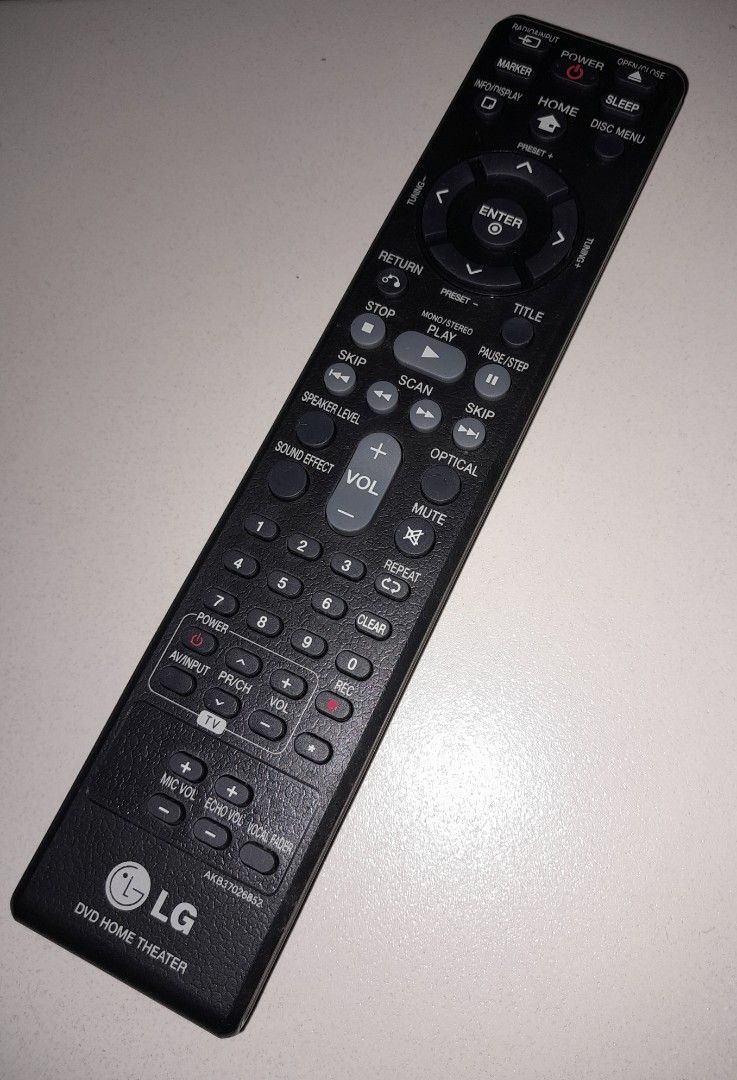 REMOTE CONTROL ORIGINAL- LG DVD Home Theater, TV & Home Appliances, TV ...
