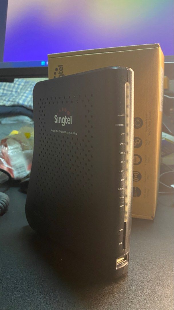 Linksys EA8100 Router and SingTel AC Elite Router, Computers & Tech ...