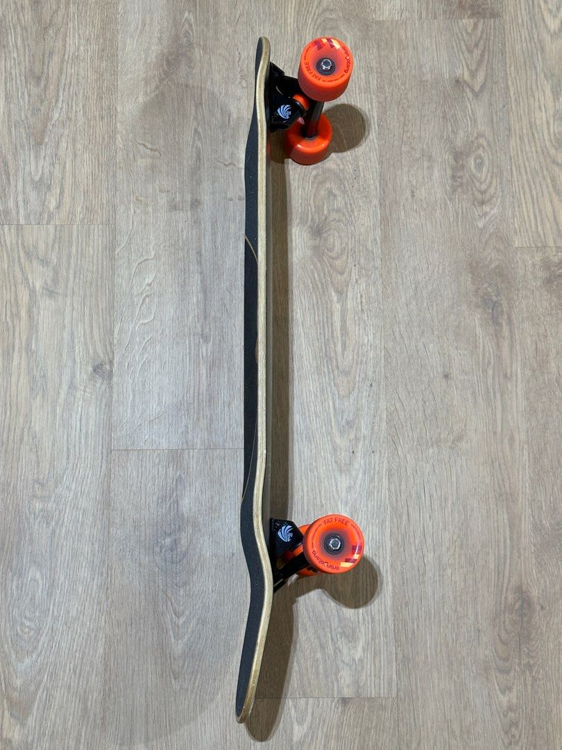 Loaded Coyote, Omakase, Paris Trucks, Fat Free Wheels longboard LDP ...