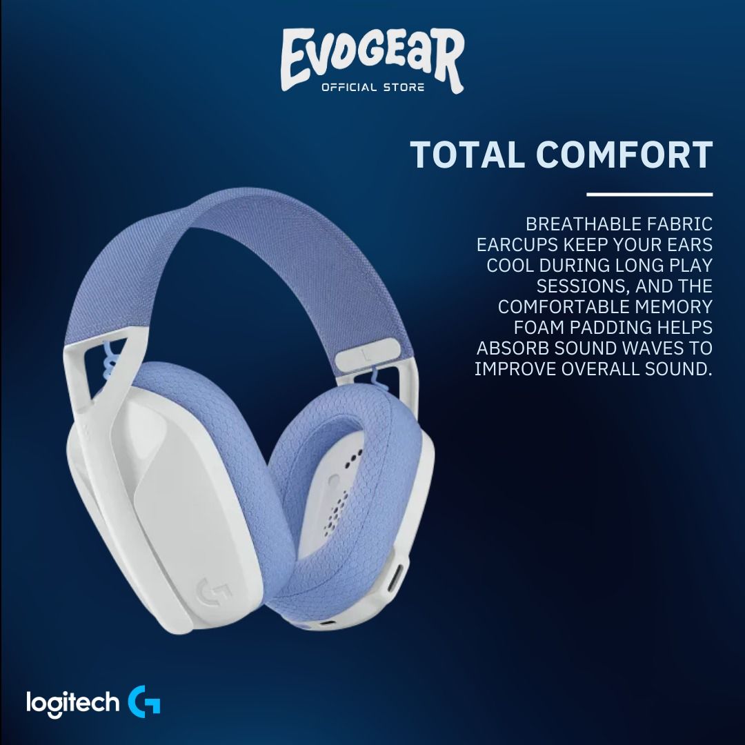 Logitech G435 LIGHTSPEED Gaming Headset, Audio, Headphones & Headsets ...