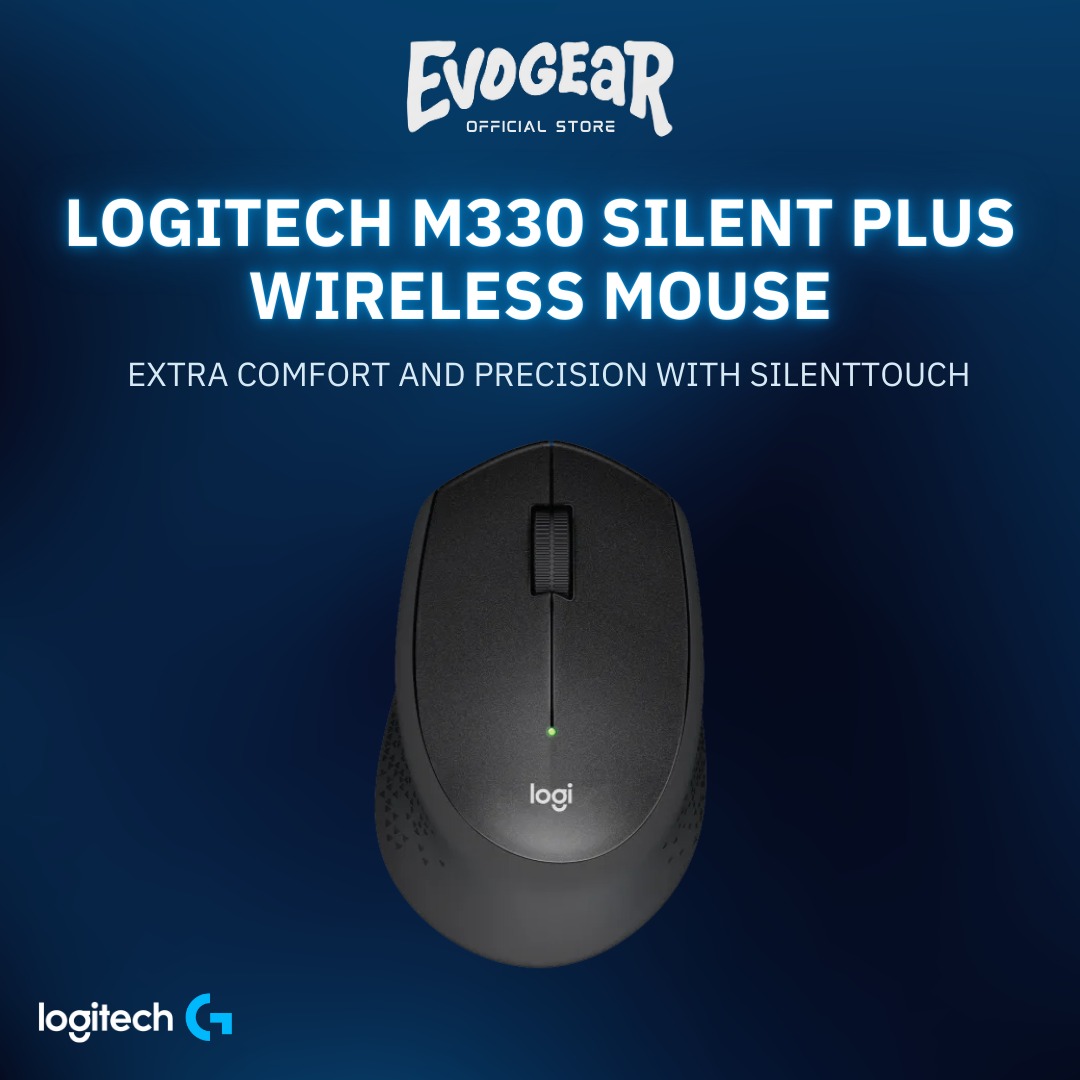 Logitech M330 Silent Plus Wireless Mouse, Computers & Tech, Parts ...