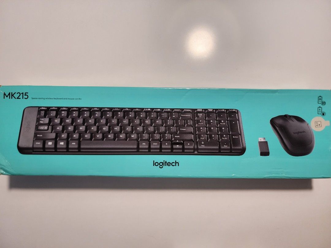 Logitech MK215 Wireless Keyboard and Mouse Combo, Computers & Tech, Parts & Accessories ...