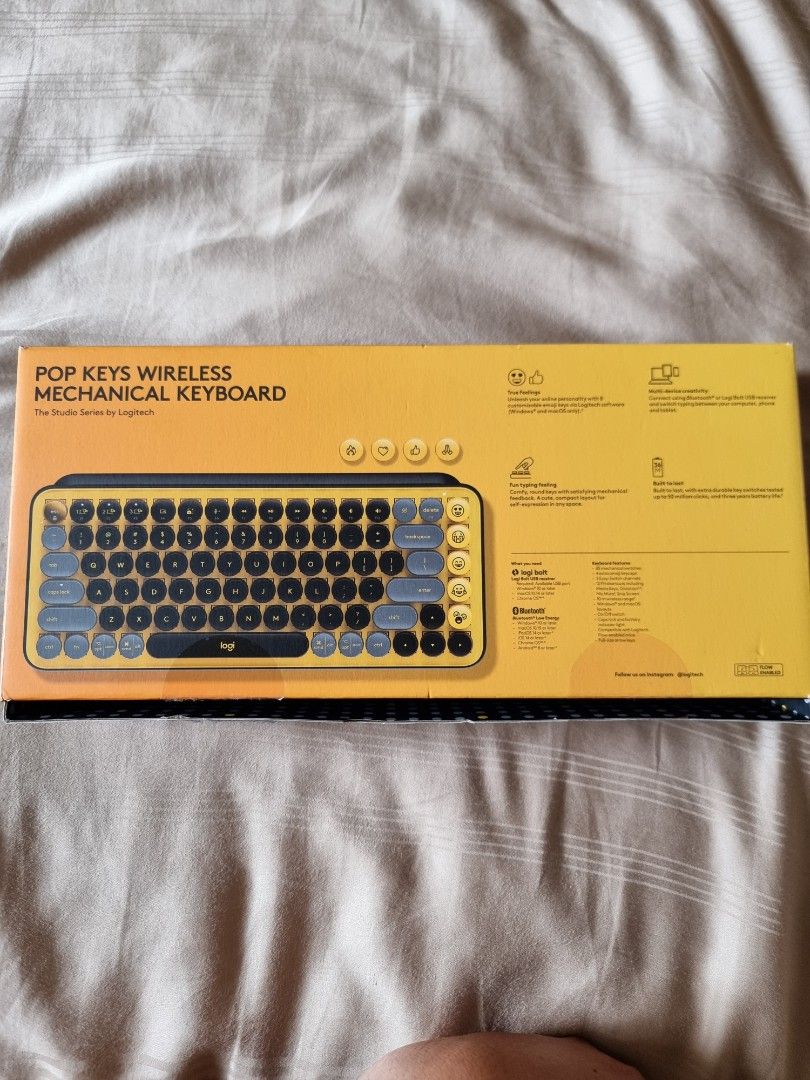 Logitech Wireless Keyboard Computers Tech Parts Accessories Computer Keyboard On Carousell