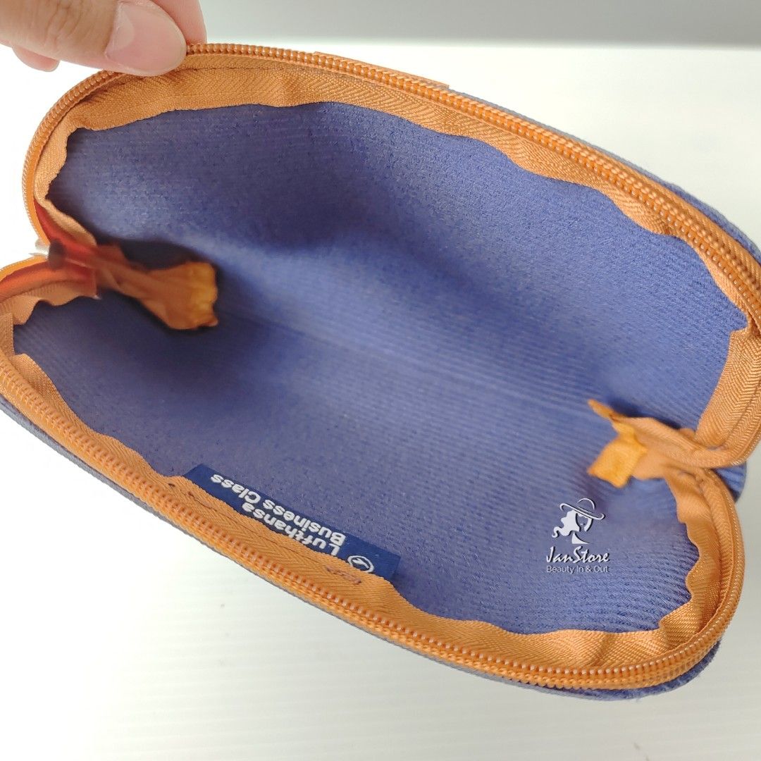 Lufthansa Airlines Business Class Amenity Pouch, Men's Fashion, Bags ...