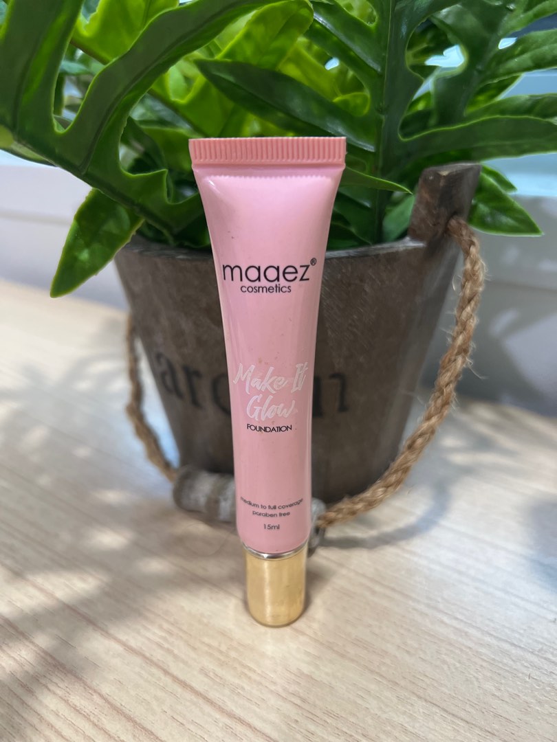 Maez Foundation (Honey), Beauty & Personal Care, Face, Makeup on Carousell
