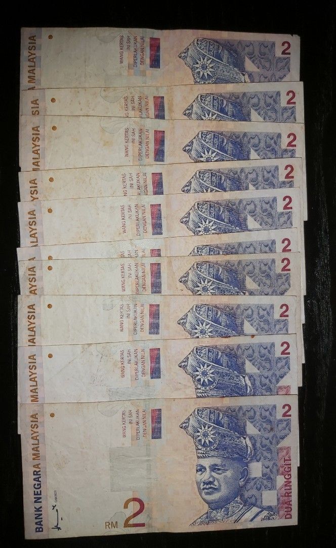 Malaysia two ringgit 10pieces, Hobbies & Toys, Memorabilia ...