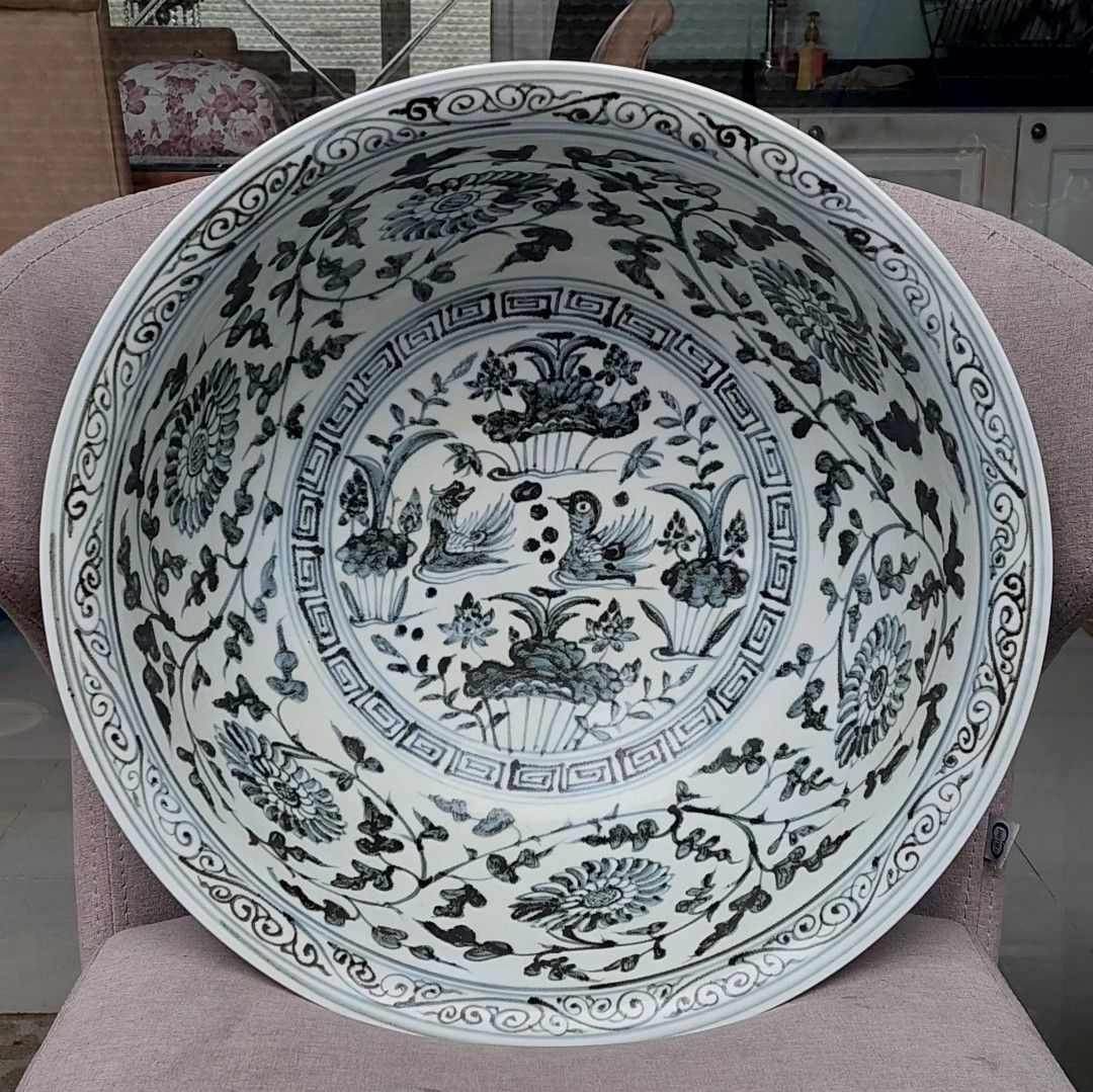Mangkok antik ming dynasty size besar, Antik, Pajangan di Carousell