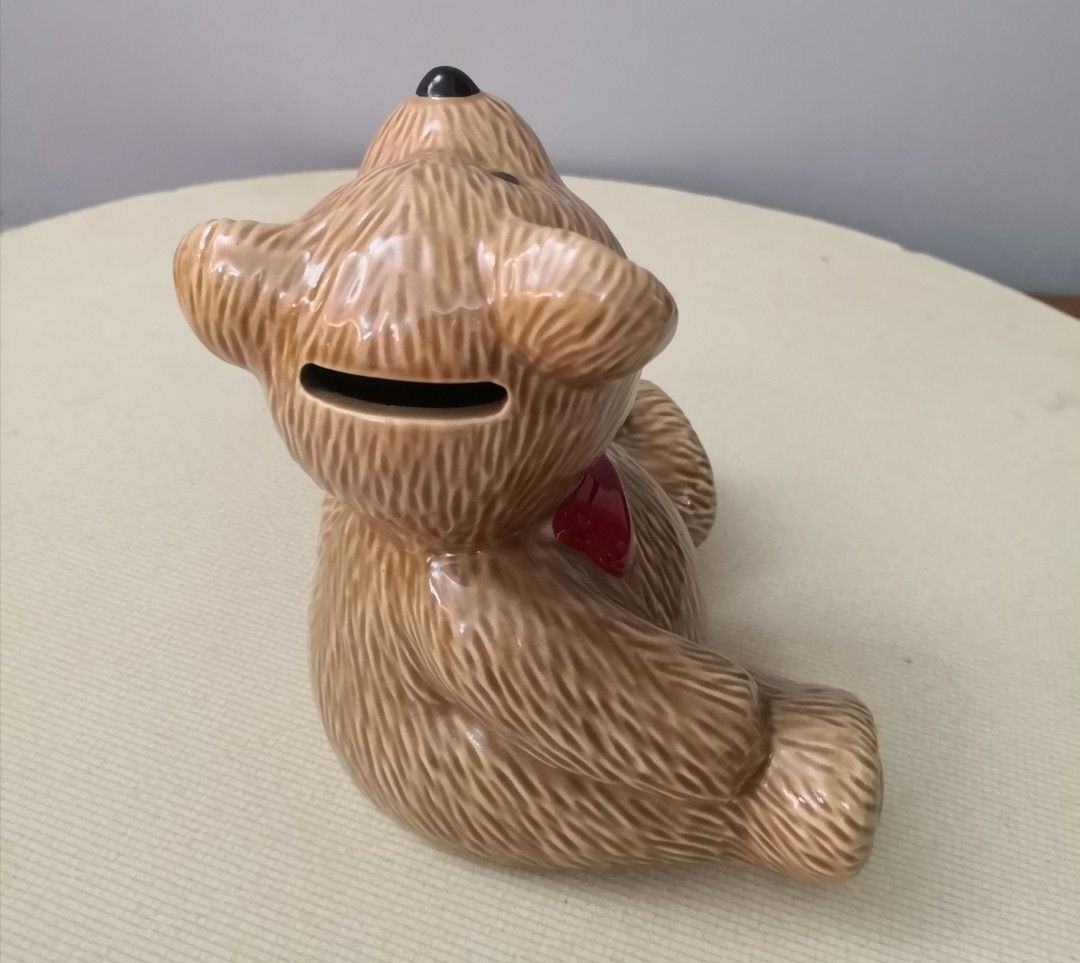Mark & Spencer 96 teddy bear coin bank, Furniture & Home Living, Home ...