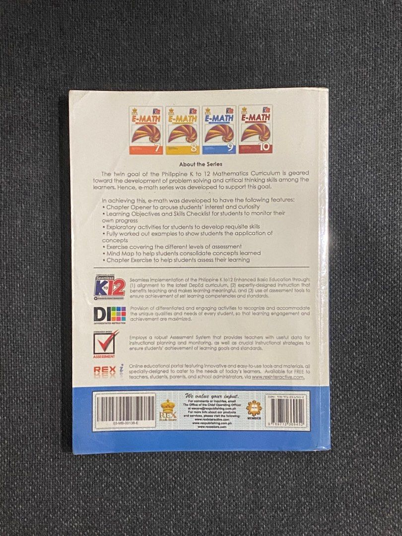 E-Math Worktext in Mathematics 9 | Grade 9 Math Revised Edition by ...